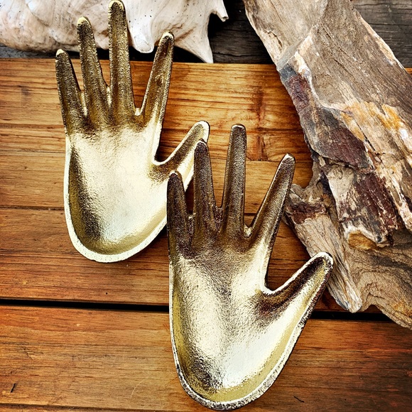 Opalhouse | Art | Gold Metal Hand Tray As Seen In Jungalow | Poshmark